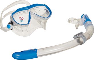 Cressi Estrella + Gamma Maske Schnorchel Set Blau