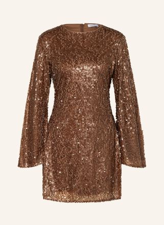 Mrs & Hugs Mrs & Hugs Kleid Mit Pailletten braun
