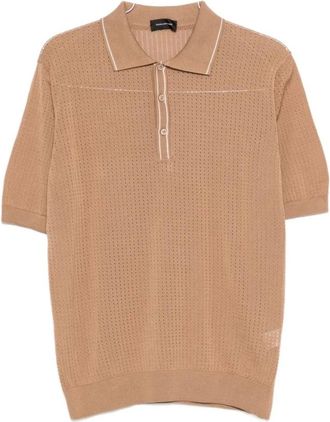 Tagliatore Homme, Tops, Brun, Taille: 2XL Polo Textur&eacute;