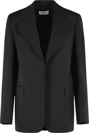 Sportmax Blazer oversize en laine vierge noire Sportmax Tenace
