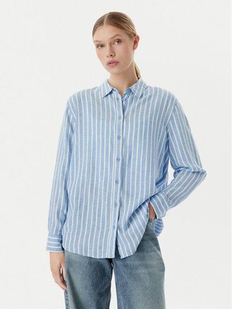 Vero Moda Hemd Linn 10305085 Blau Relaxed Fit