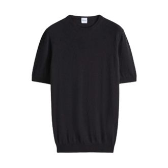 Aspesi Baumwoll-T-Shirt in Schwarz - - Knitwear - Herren - Schwarzk - S