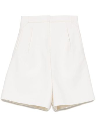 Shiatzy Chen short en laine - Blanc