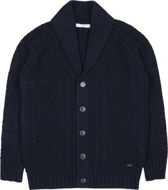 Brooksfield Strickjacke Knopfleiste - - Knitwear - Herren - Blau - S