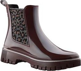 Lemon Jelly Rory, Bottines Femme de Pluie, Ornées dÉlastiques à Motif Animalier et Parfumées au Citron