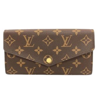 Louis Vuitton Portefeuille long (bi-pli) Pre-owned - Femme - Pre-owned - Brun - Taille: ONE Size