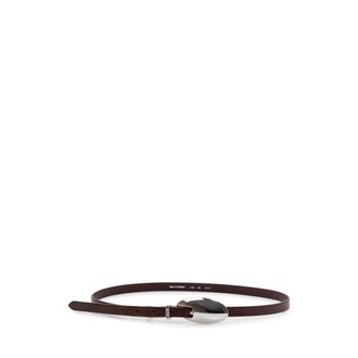 Diesel Schmaler Lederg&uuml;rtel - - Accessories - Damen - Braun - 85 CM