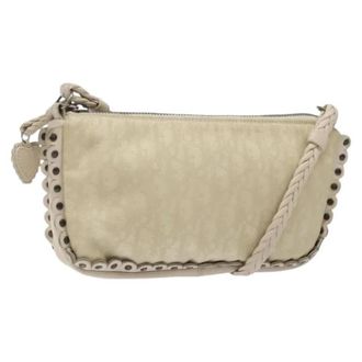Dior Pre-owned Vintage Canvas Schultertasche - - Pre-owned - Damen - Wei&szlig; - ONE SIZE