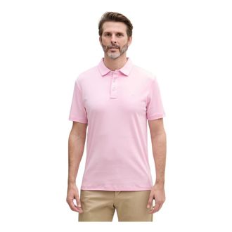 Michael Kors Homme, Tops, Rose, Taille: XL Polo en coton avec logo brod&eacute;