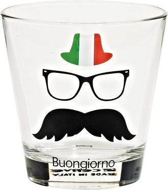 Cristalica Becher Wasserglas Trinkglas Nadia Italien 250 ml D 8,5 cm Moderner Zeitloser Style