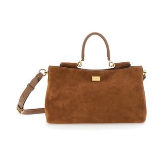 Dolce & Gabbana Femme, Sacs, Brun, Taille: ONE Size Vittoria Shoulder Bag