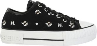 Karl Lagerfeld Femme, Chaussures, Noir, Taille: 41 EU Kampus Max Baskets