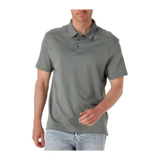 Calvin Klein SS Supima Chest Emb Polo - - Tops - Herren - Grau - S