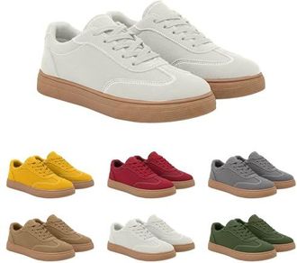 Generic Chaussures d&eacute;contract&eacute;es confortables &agrave; lacets pour femme - Chaussures de marche l&eacute;g&egrave;res - Baskets dext&eacute;rieur antid&eacute;rapantes avec semelle int&eacute;rieure e