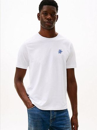 Tommy Hilfiger T-shirt en jersey à logo brodé