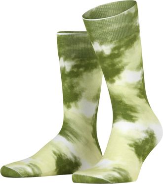 Burlington Herren Socken Cloudscape M So Baumwolle gemustert 1 Paar, Grün Matrix 7316, 40-46