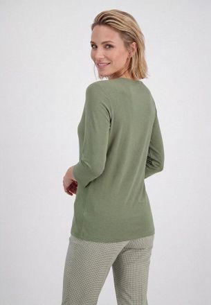 Olsen T-Shirt mit V-Ausschnitt und 3/4-&Auml;rmeln