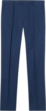 Brooks Brothers Homme, Pantalons, Bleu, Taille: W36 Chino en flanelle de coton coupe droite