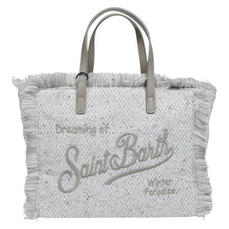 MC2 Saint Barth Colette Woll-Handtasche mit Riemen - - Bags - Damen - Grau - ONE SIZE