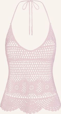 SKIMS Skims Top Crochet Cover-Ups pink