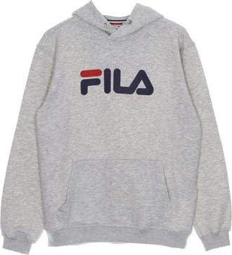 Fila Hellgraue Melange Kapuzenpullover - - Sweatshirts & Hoodies - Herren - Grau - S