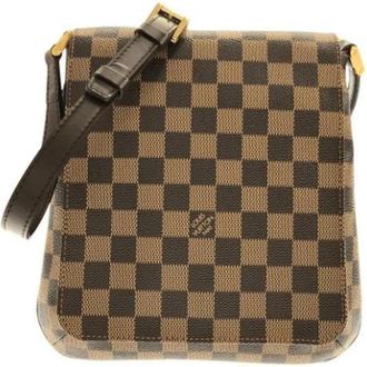 Louis Vuitton Sac bandouli&egrave;re Pre-owned en toile - Femme - Pre-owned - Brun - Taille: ONE Size