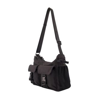 A.P.C. Mens Trek Crossbody Bag Black Nylon