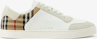 Burberry Sneaker aus Leder, Veloursleder und Check-Gewebe, Size: 39.5