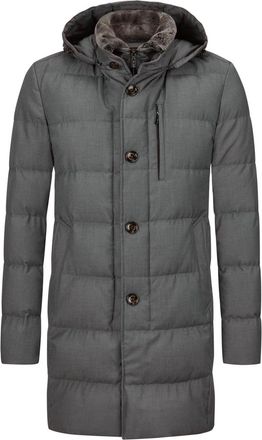 Gimos Steppparka in Technoflanell-Qualität mit Künstlicher Daunenfüllung in