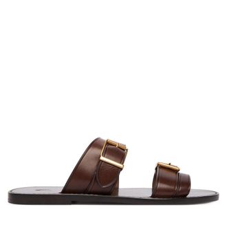 Polo Ralph Lauren Pantoletten Polo Ralph Lauren 818P01589003 Braun