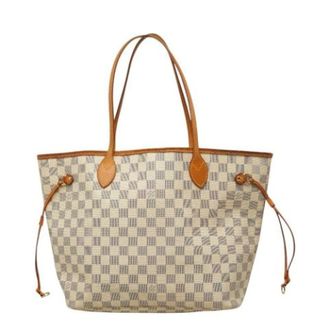 Louis Vuitton Sac cabas Damier Azur Pre-owned - Femme - Pre-owned - Blanc - Taille: ONE Size