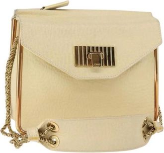 Chlo&eacute; Sac bandouli&egrave;re Pre-owned - Femme - Pre-owned - Beige - Taille: ONE Size