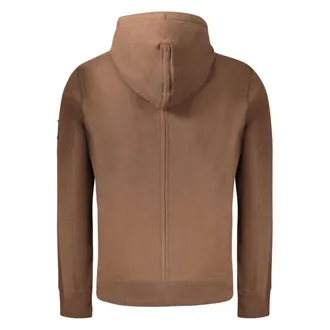 Calvin Klein Cotton Fleece Hoodie - Brown