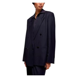 Gucci Leichte Woll-Blazerjacke - - Jackets - Damen - Blau - M