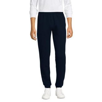 Lands End Serious Sweats Jogginghose, Herren, Gr&ouml;&szlig;e:48-50 regular, Blau, Baumwoll-Mischung/Polyester-Mischung, by Lands End