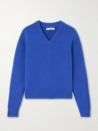 &Daughter Glenn Pullover Aus Gerippter Wolle - Blau
