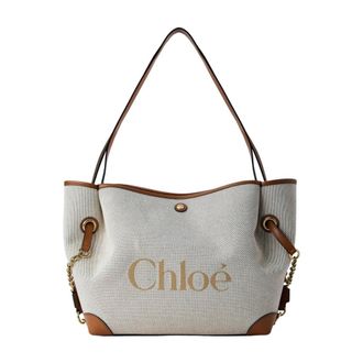 Chlo&eacute; Clover Double Carry Bag - - Bags - Damen - Beige - ONE SIZE