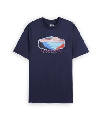 Oxbow Tee-shirt manches courtes CREST Ete 2026 Manches courtes, Col rond, Motif sur lavant