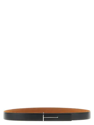 Tom Ford Reversible Nubuck and Leather Belt - tan