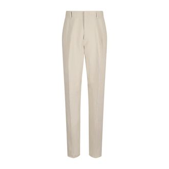 Lardini Homme, Pantalons, Beige, Taille: S Pantalon Fusel&eacute; en Lin