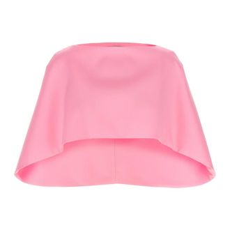 Alberta Ferretti Cropped Cape - - Jackets - Damen - Rosa - S