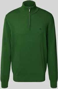 Fynch-Hatton Strickpullover mit Troyer-Kragen