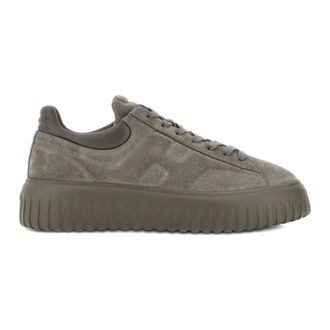 Hogan Homme, Chaussures, Gris, Taille: 41 EU H Stripes Baskets