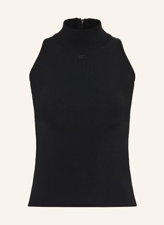 Courr&egrave;ges Top schwarz