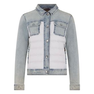 Moorer Femme, Vestes, Bleu, Taille: 42 FR Petunia Jacket