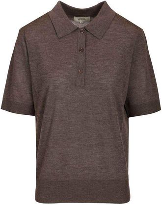 Loulou Studio Poloshirt - Braun