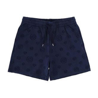 Casablanca Jacquard-Shorts mit durchgehendem Logo - - Shorts - Herren - Blau - L