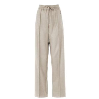 D.exterior Wide Hosen - - Trousers - Damen - Beige - M