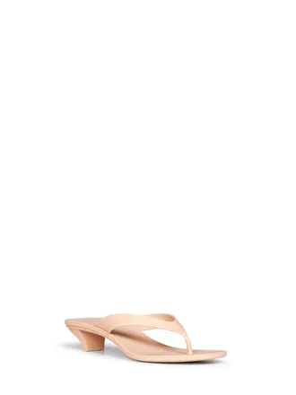 Gucci Womens Sandals Vittoria Pink Rubber Thong