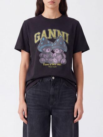 Ganni T-Shirt Damen Farbe Schwarz
